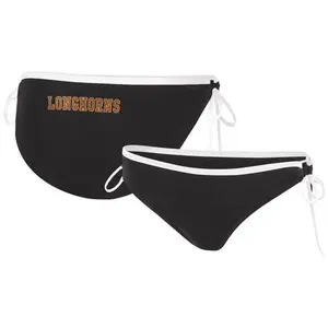 G-III 4HER BY CARL BANKS Texas Longhorns Perfect Match Bikini Bottom - Black