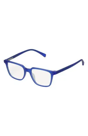 Eyebobs C Suite Square Reading Glasses - Blue Crystal/clear