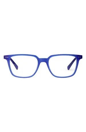 Eyebobs C Suite Square Reading Glasses - Blue Crystal/clear