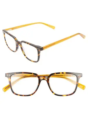 Eyebobs Eyebobs C Suite Square Reading Glasses Tortoise Shell/orange