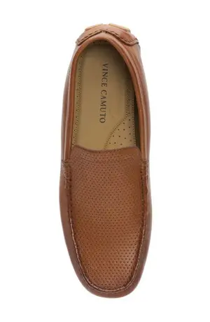 Vince Camuto Eadric Leather Loafer - Tan/cognac