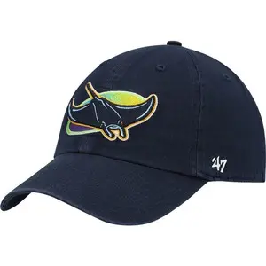 '47 Tampa Bay Rays Clean Up Adjustable Hat - Navy