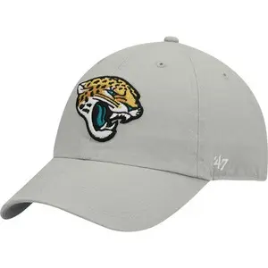 '47 Jacksonville Jaguars Logo Clean Up Adjustable Hat - Gray