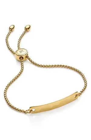 Monica Vinader Mini Havana Friendship Chain Bracelet - Gold