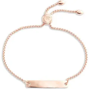 Monica Vinader Monica Vinader Mini Havana Friendship Chain Bracelet Rose Gold