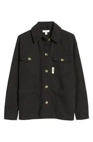 Topshop Oversize Cotton Shacket