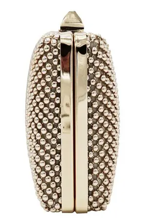OLGA BERG Natasha Mesh Clutch - Gold