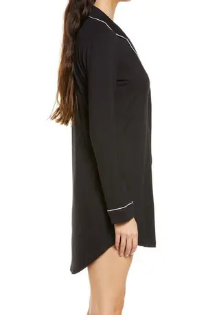 Nordstrom Moonlight Nightshirt - Black
