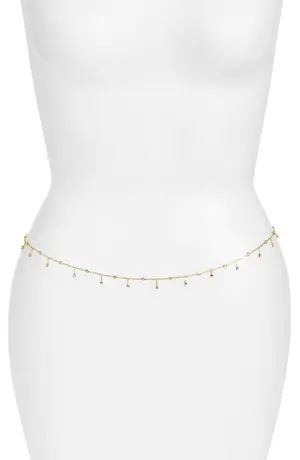 SHYMI Cubic Zirconia Belly Chain - Gold