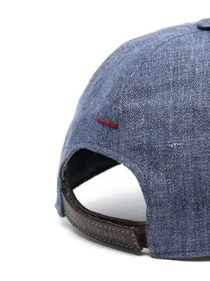 Brunello Cucinelli Embroidered Baseball Cap - Blue