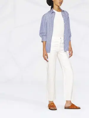 TOTEME Cropped Straight-leg Jeans