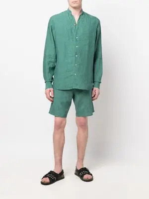Sease Sunset Drawstring Linen Shorts