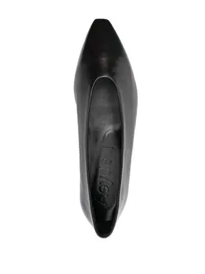 AeydĒ Betty Pointed Ballerina Shoes - Black