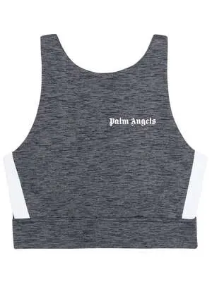 Palm Angels Cropped Performance Tops For Women
