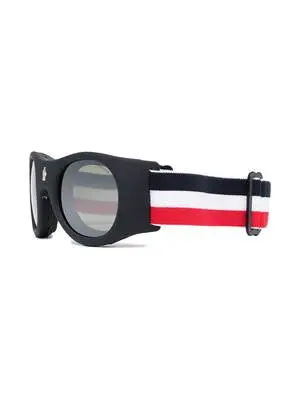 Moncler Round Goggle Sunglasses