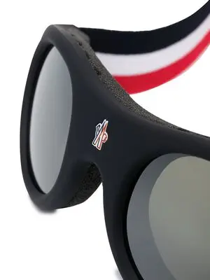 Moncler Round Goggle Sunglasses