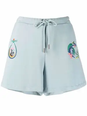 Opening Ceremony Logo-embroidered Track Shorts