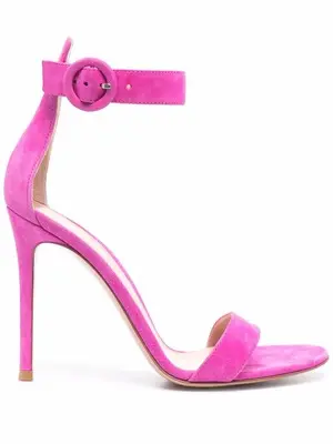 GIANVITO ROSSI Portofino 105mm Suede Sandals