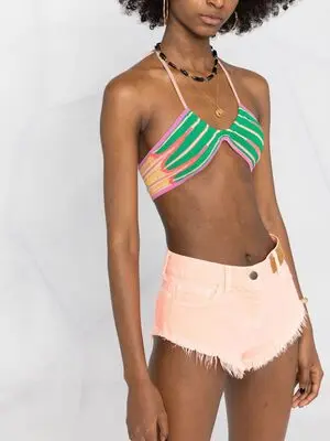 Palm Angels Denim Hot Pants