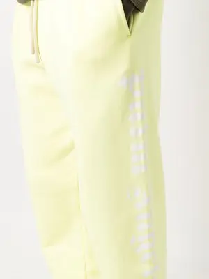 Palm Angels Logo-print Track Pants - Yellow