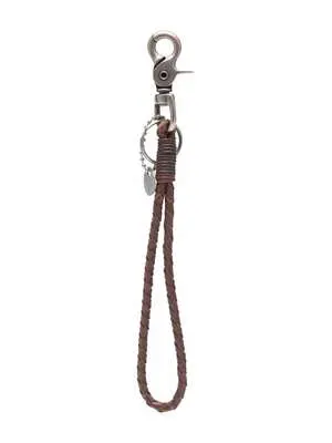 Ralph Lauren Braided Key Clip - Brown
