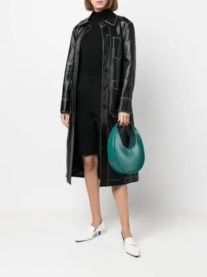 Staud Moon Leather Tote Bag