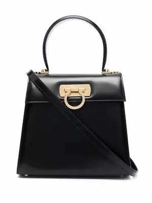 FERRAGAMO Gancini Leather Handbag