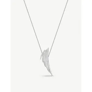 SHAUN LEANE Quill Drop Necklace - Silver