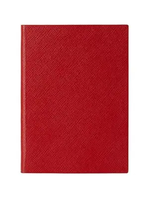 Smythson Smythson Red Soho Notebook - Scarlet Red