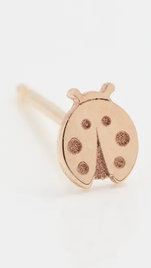 Zoe Chicco 14k Ladybug Stud Earring