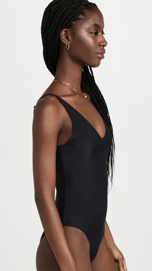 Beach Riot Reese Piece One Piece - Black