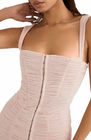 House Of Cb Ruched Mini Dress