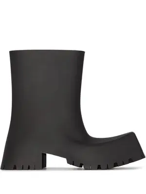 Balenciaga Trooper Block-heel Rubber Boots