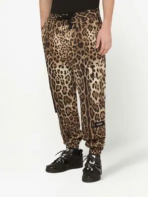 Dolce & Gabbana Leopard-print Track Pants