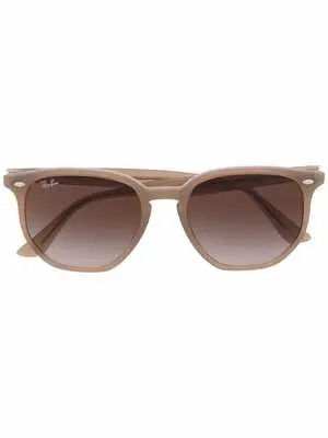 Ray-ban Tinted Round-frame Sunglasses - Brown