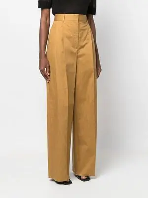 FERRAGAMO High-waisted Wide Leg Trousers