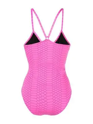Zadig&Voltaire Snake-print Cut-out Swimsuit
