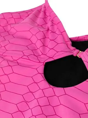 Zadig&Voltaire Snake-print Cut-out Swimsuit