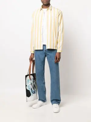 A.p.c. High-rise Straight Leg Jeans - Blue