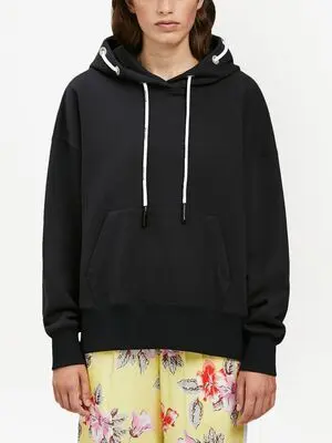 Palm Angels Cord Drawstring Hoodie - Black