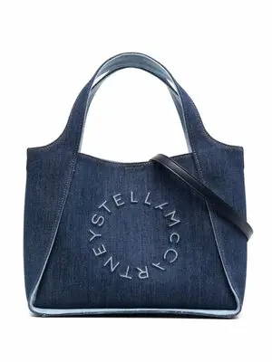 Stella McCartney Stella Logo Denim Tote Bag