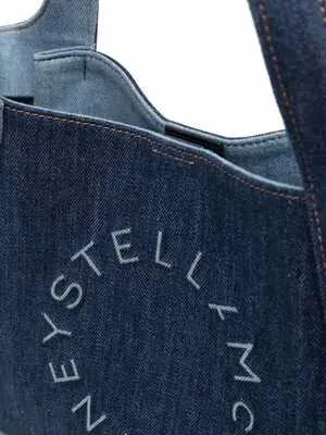 Stella McCartney Stella Logo Denim Tote Bag
