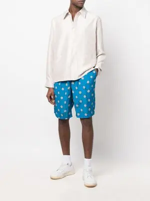 Marni Daisy-print Track Shorts