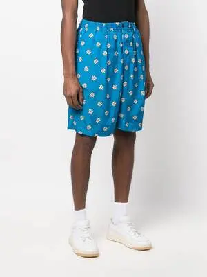Marni Daisy-print Track Shorts