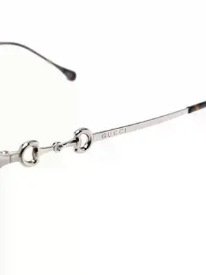 Gucci Oversized Frame Glasses - Silver