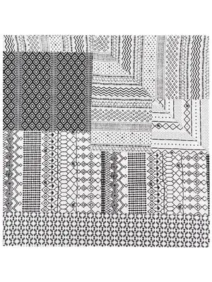 GABRIELE PASINI All-over Graphic Print Scarf - White