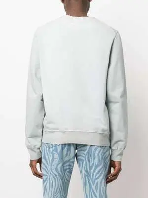 DIESEL® Patch Detail Cotton Sweatshirt