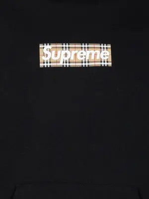 Supreme X Burberry Box Logo Hoodie