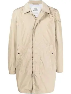 Woolrich Mid-length City Carcoat - Neutrals