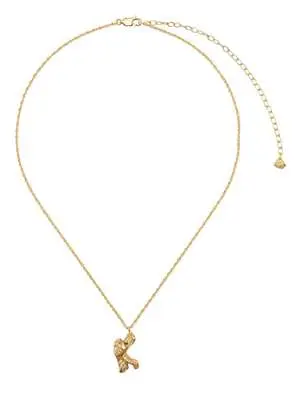 LOVENESS LEE Alphabet-charm Necklace - Gold